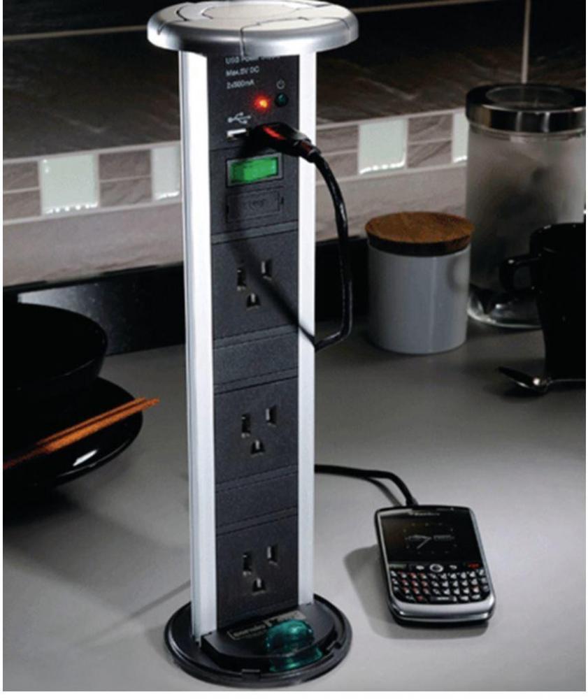 Pop up power dock | Built in Solutions